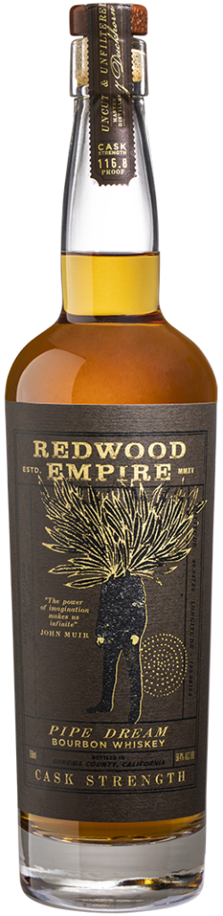 CASK STRENGTH Craft Bourbon Whiskey - PIPE DREAM - Redwood Empire Whiskey